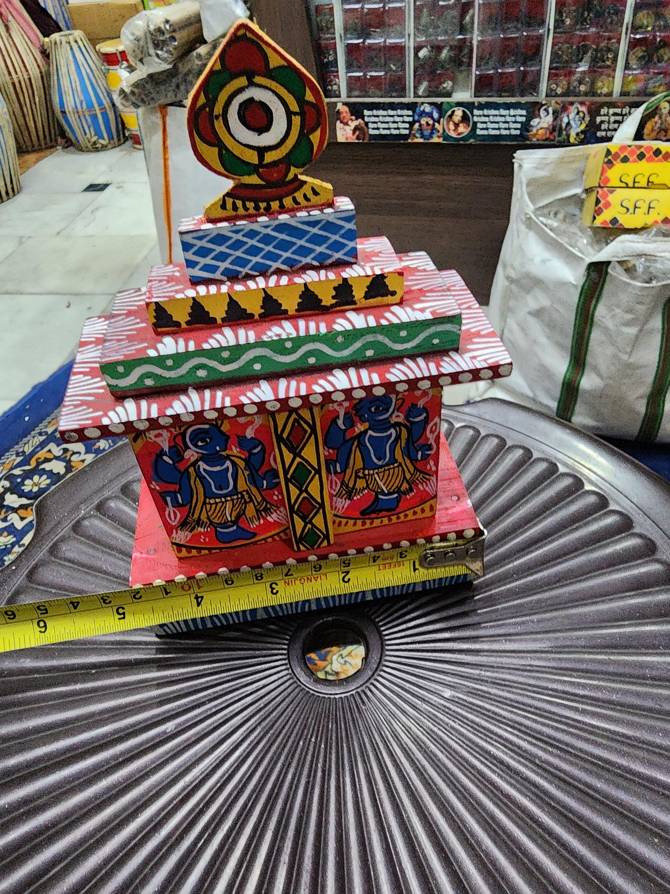 Wooden Jagannath Rath Yatara Show Piece , Symbol of Jagannath Rath in ...