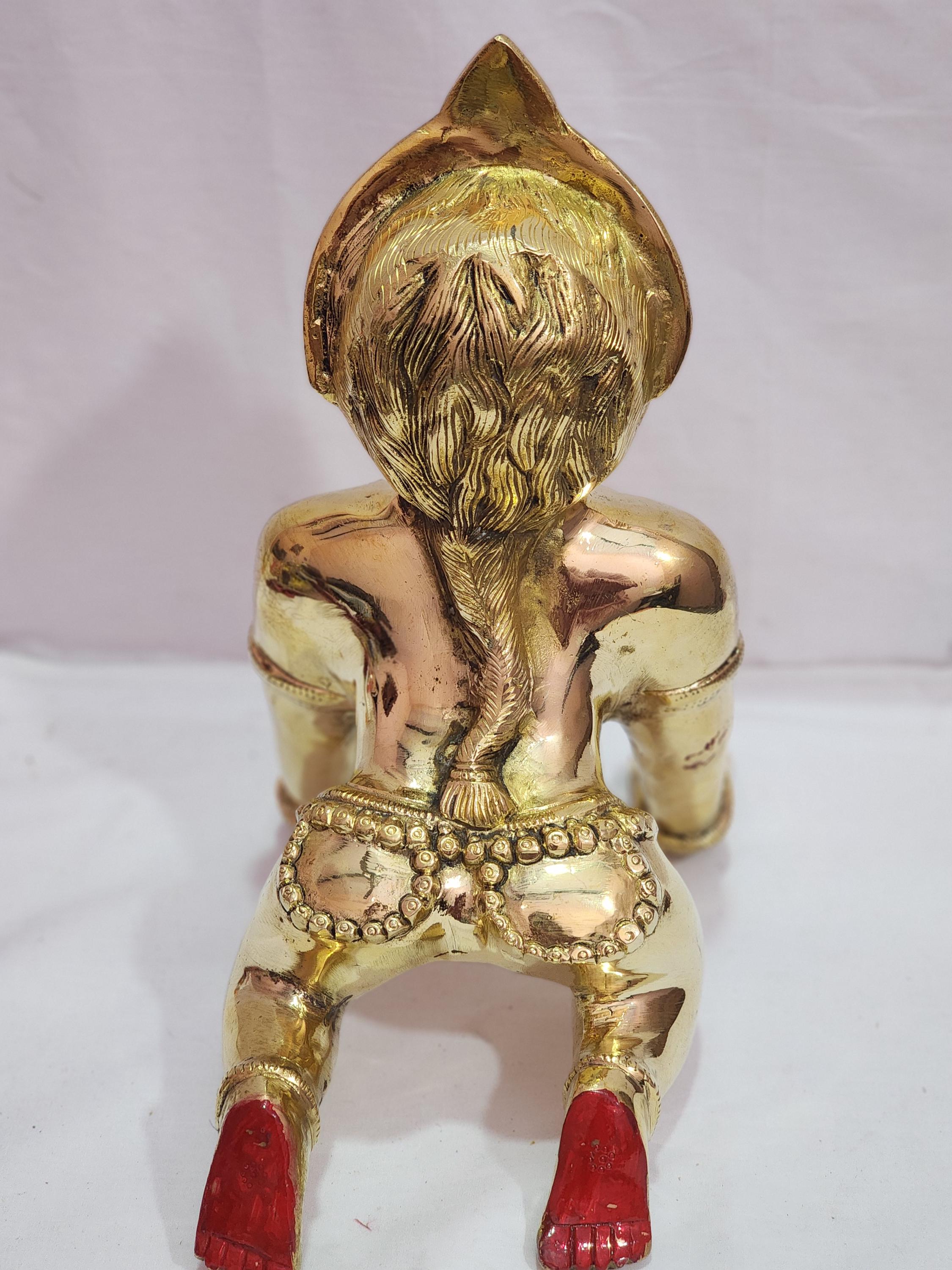 12inch/30cm Brass Radha Rani Statue , Vrindavan Radha Rani Murti ...