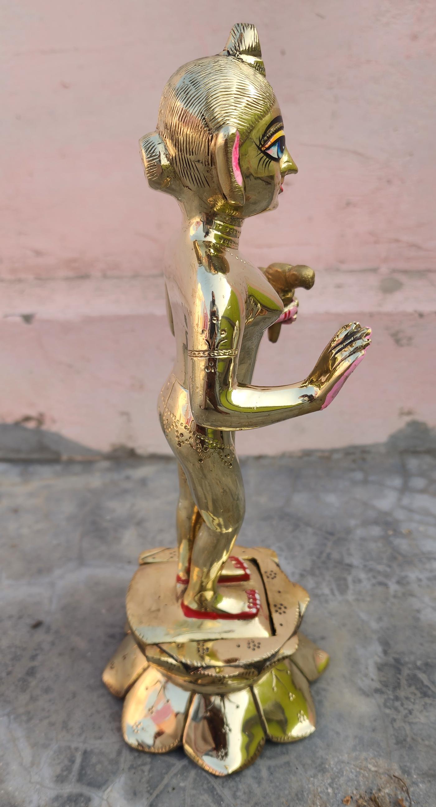 12inch Vrinda Devi , Tulsi Devi , Solid Statue From Holy Vrindavan Dham ...