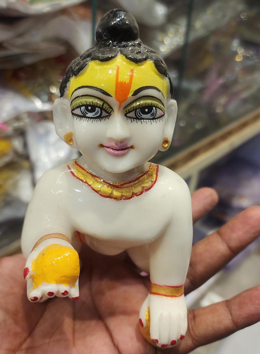 Fiber Laddu Gopal, 5 Inch Laddu Gopal, Vrindavan Laddu Gopal, Laddu ...