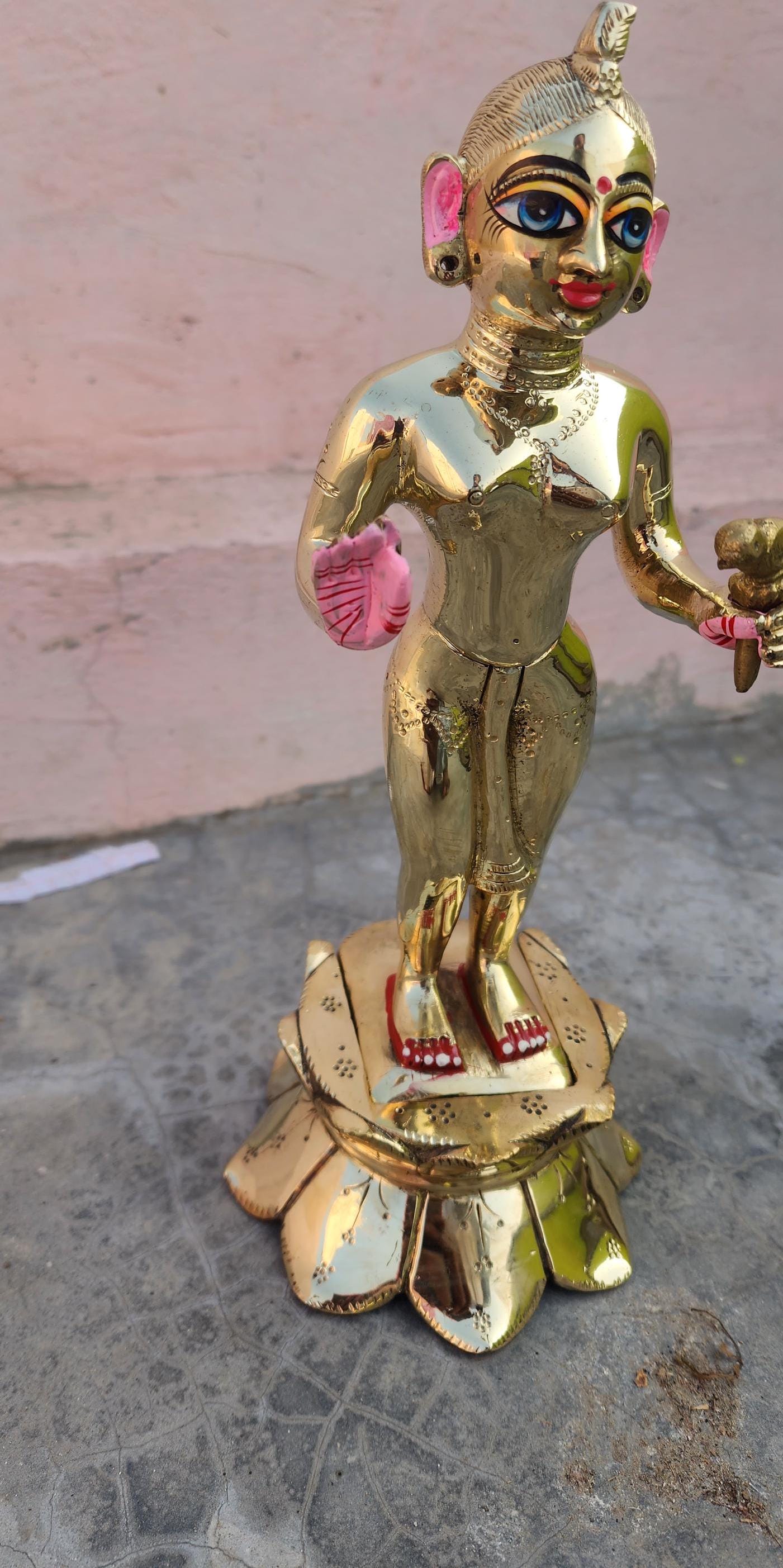 12inch Vrinda Devi , Tulsi Devi , Solid Statue From Holy Vrindavan Dham ...