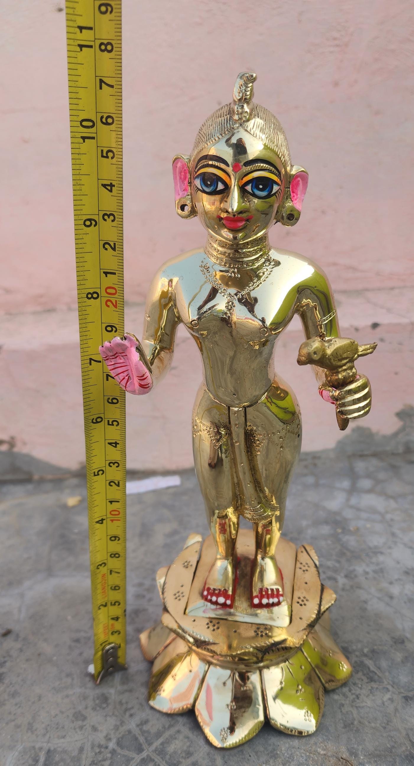 12inch Vrinda Devi , Tulsi Devi , Solid Statue From Holy Vrindavan Dham ...