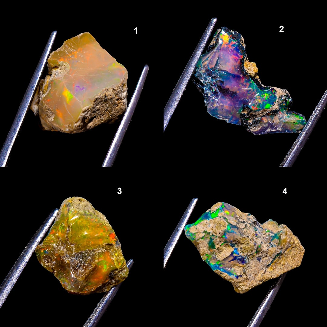Natural Ethiopian Welo Opal Rough For making Jewelry October Birthstone ...