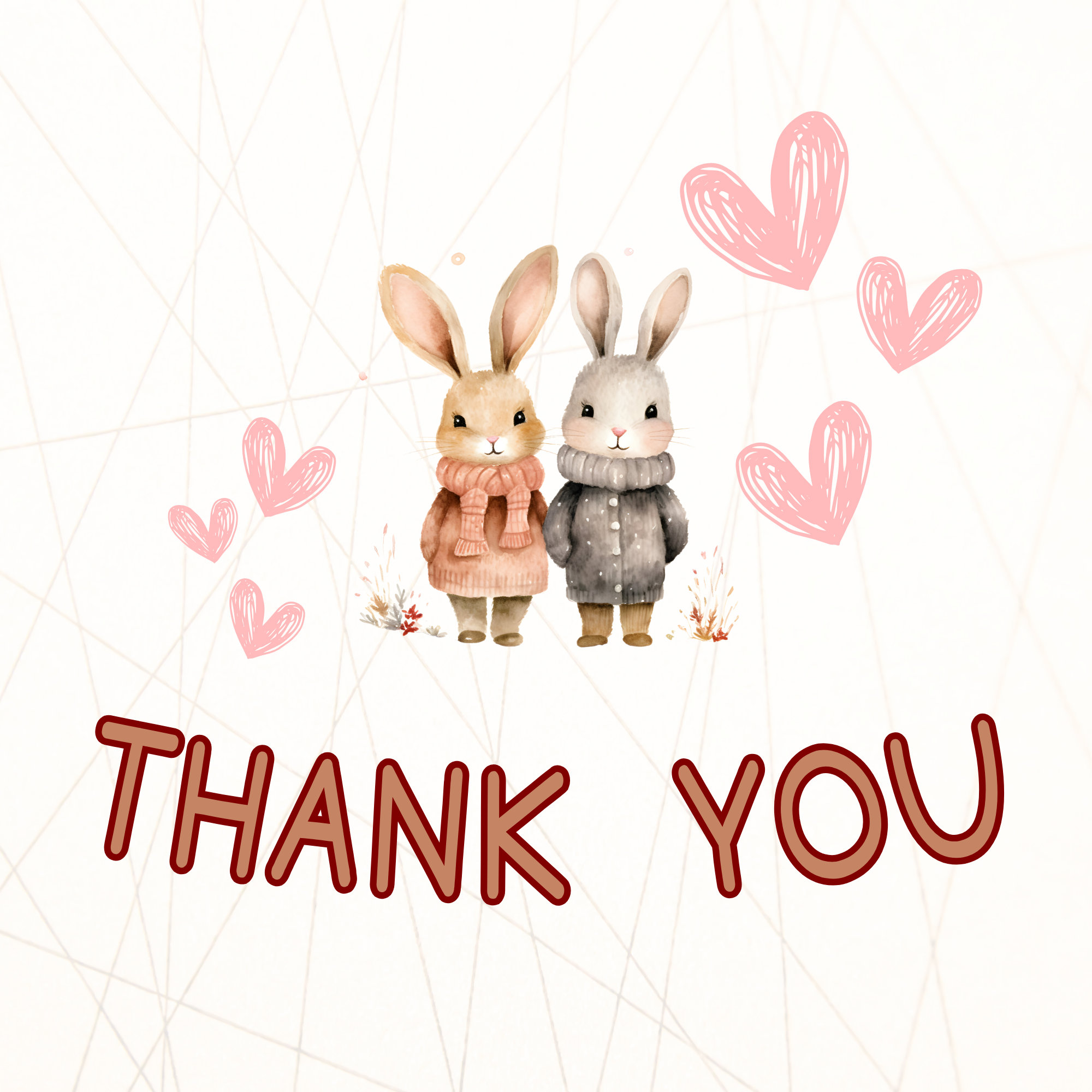 4 Cute Couple Rabbit Clipart, Romantic Rabbit Clipart, Romantic Couple ...