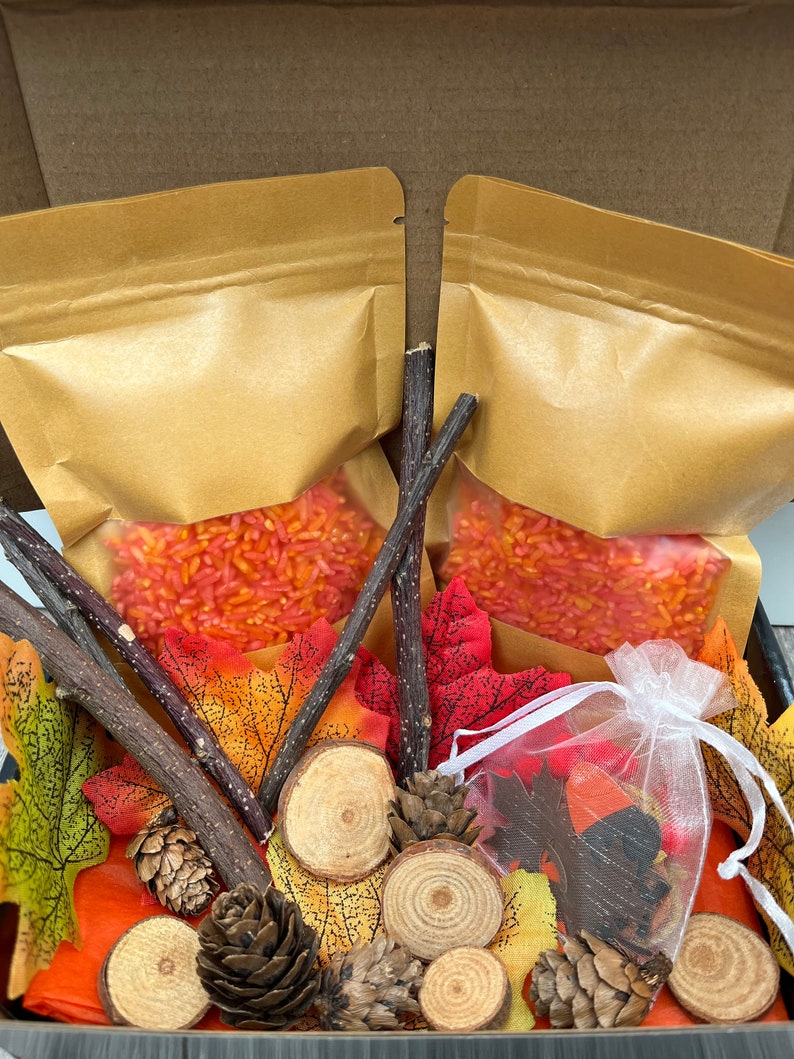 Autumn Sensory Bin Kit - Etsy UK