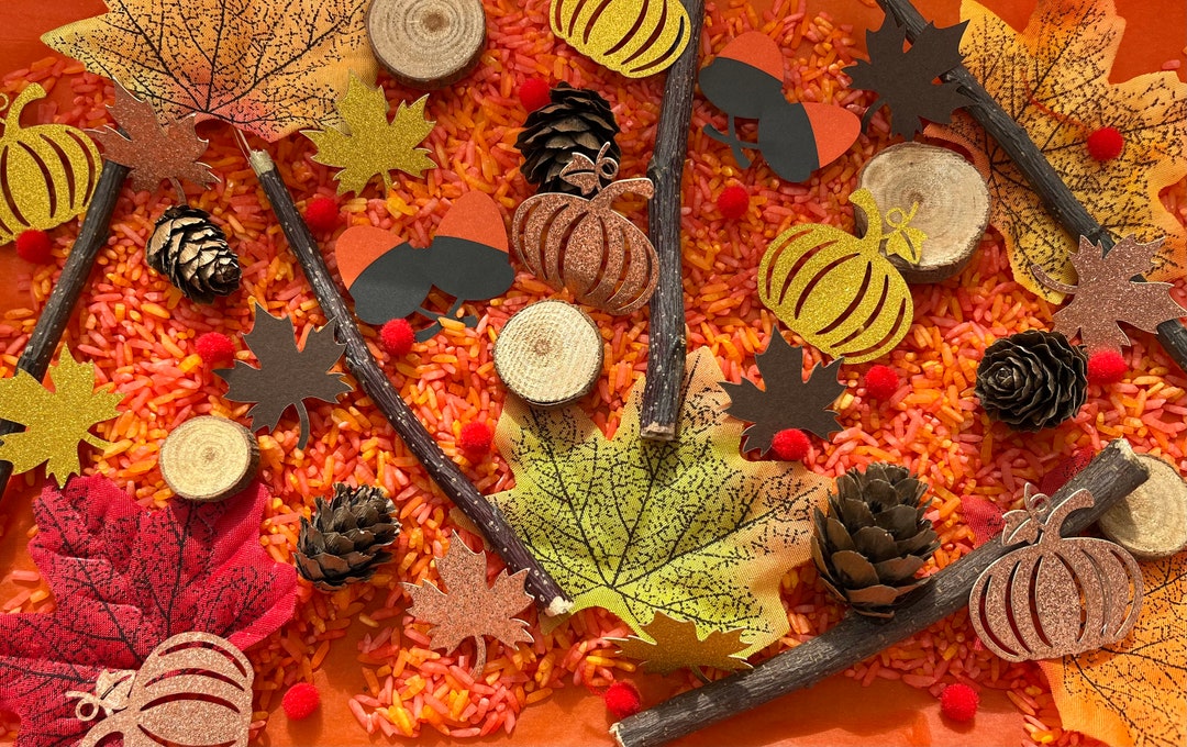 Autumn Sensory Bin Kit - Etsy