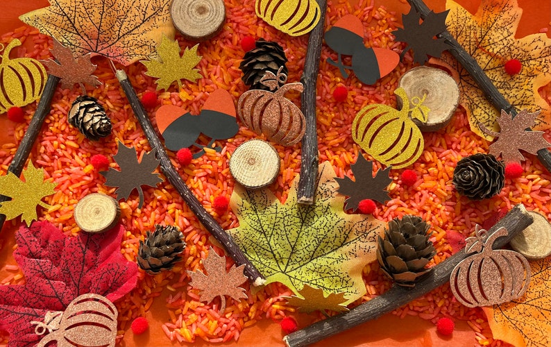 Autumn Sensory Bin Kit - Etsy UK