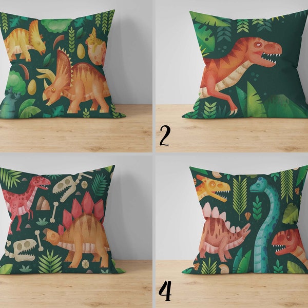 Dinosaur Pillow - Etsy