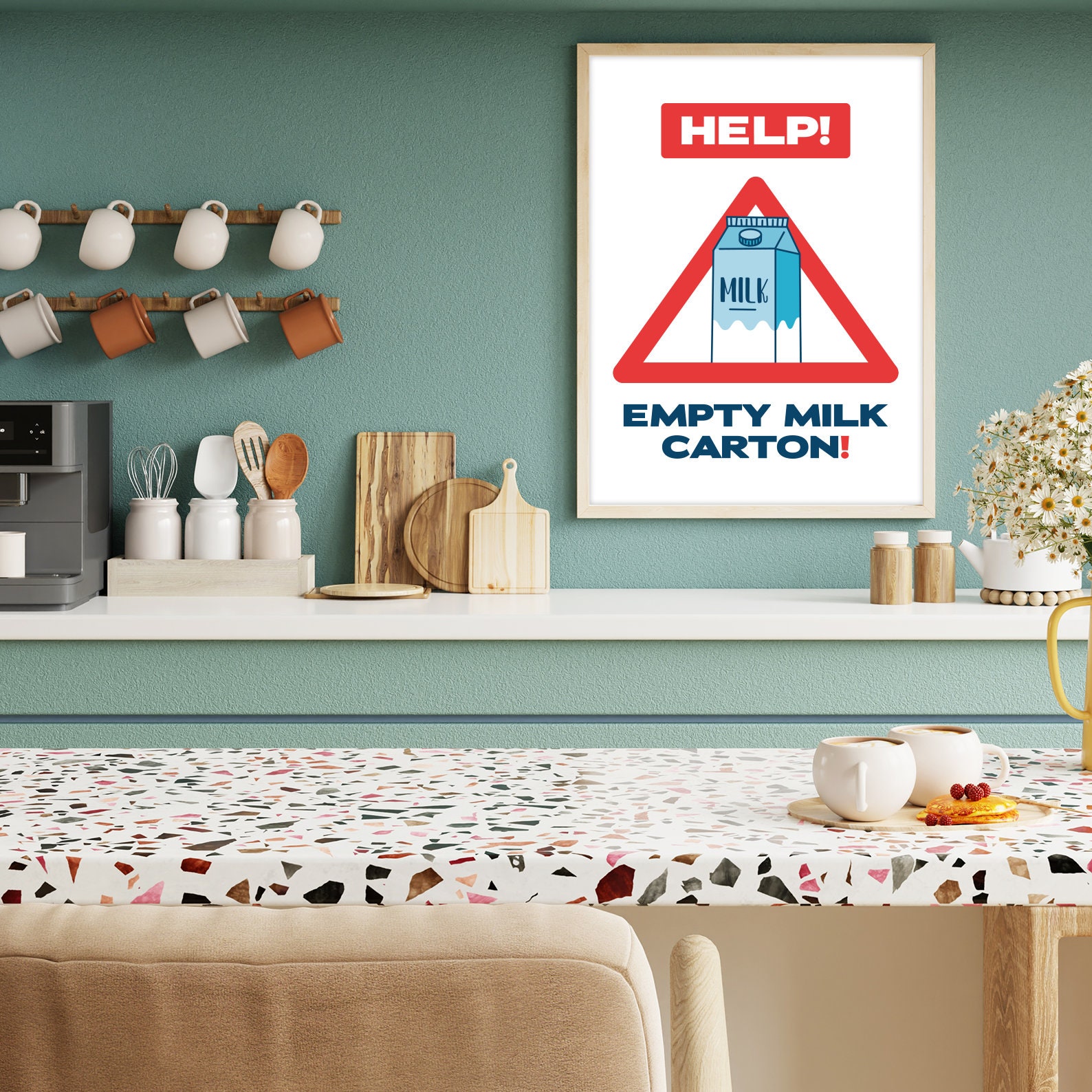 Help Empty Milk Carton Digital Download in X3 Sizes A5 A4 - Etsy