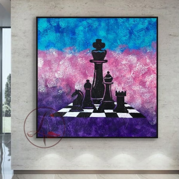 Checkmate Painting - Etsy