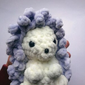 Hedgehog Handmade Fluffy Hedgehog Toy , Cute and Soft,crochet Hedgehog ...