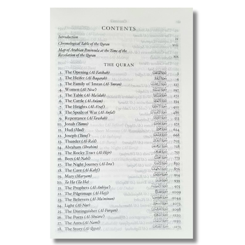 The Quran English Translation and Commentary and Parallel Arabic Text ...