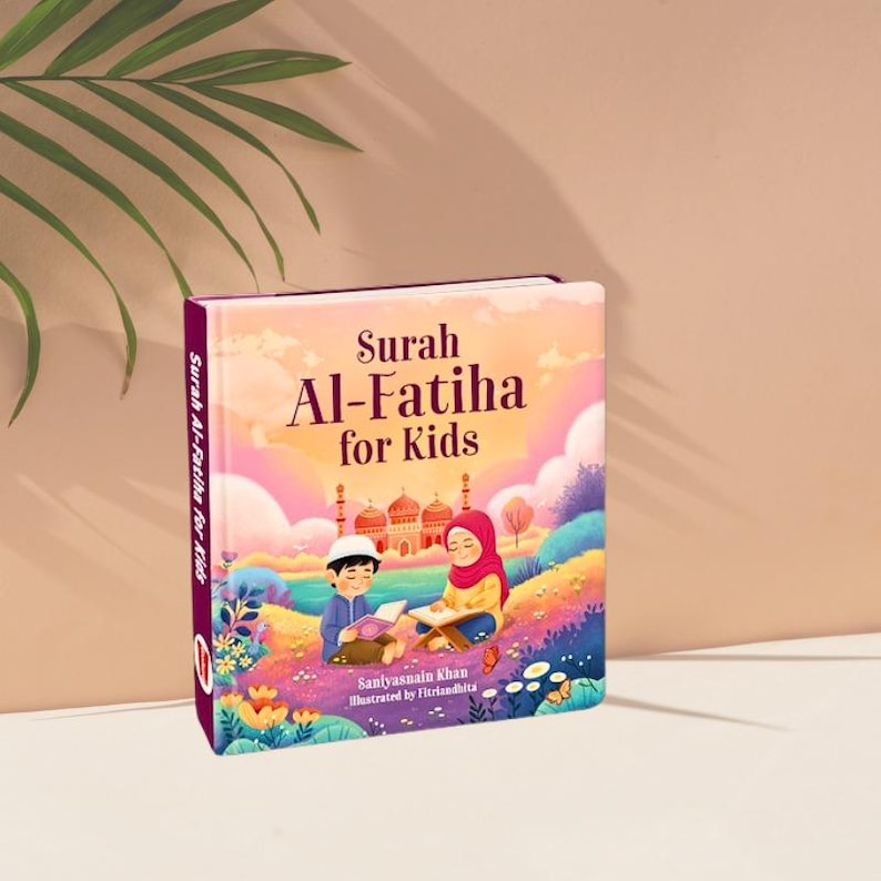 Surah Al-fatiha Kids Board Book: Quran Learning - Etsy