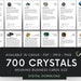 700 Crystal Meaning Editable and Printable Cards With Images for ...