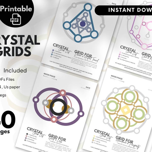 Grids for Crystal Work - Etsy UK
