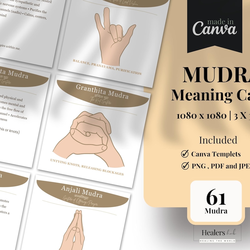 Hand Gesture Cards - Etsy