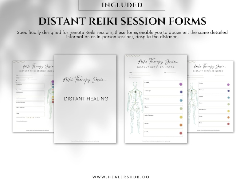 Reiki Session Forms: Client Record System (digital Download) - Etsy