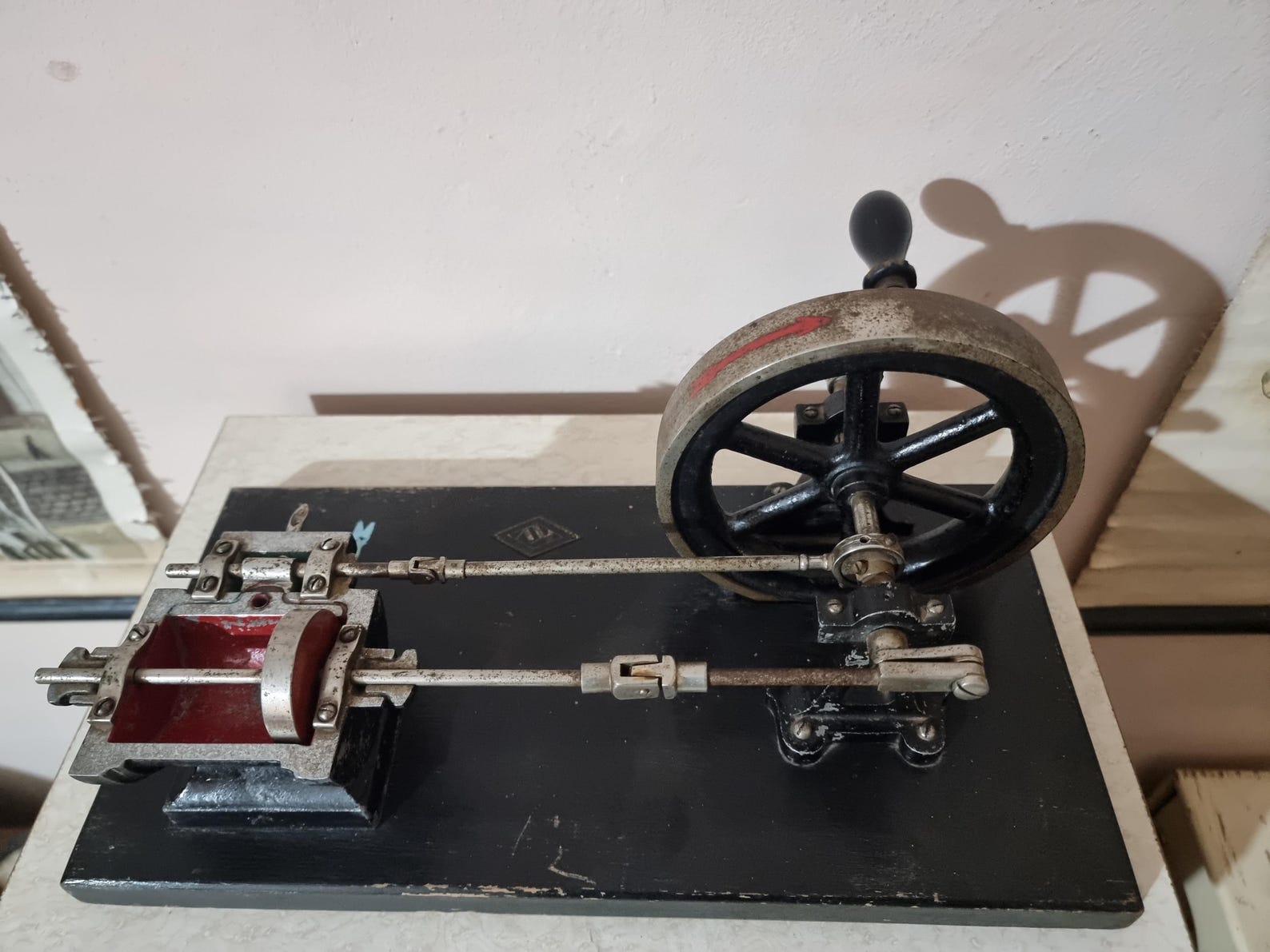 Vintage Steam Engine Model; Vintage Metal Machine; Antique Decor - Etsy