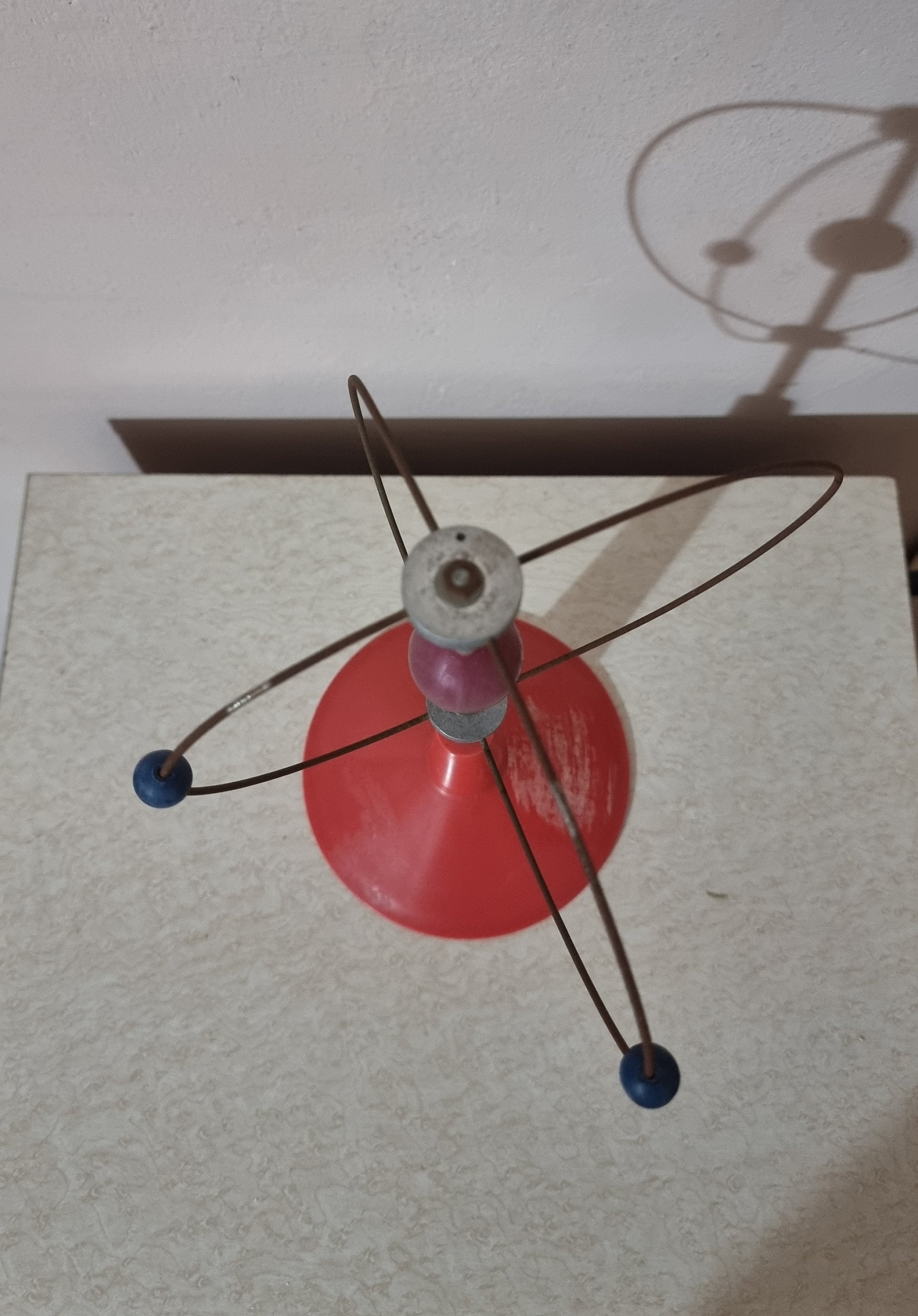 Vintage Atomic Model. Structure of the Atom of a Chemical Element ...