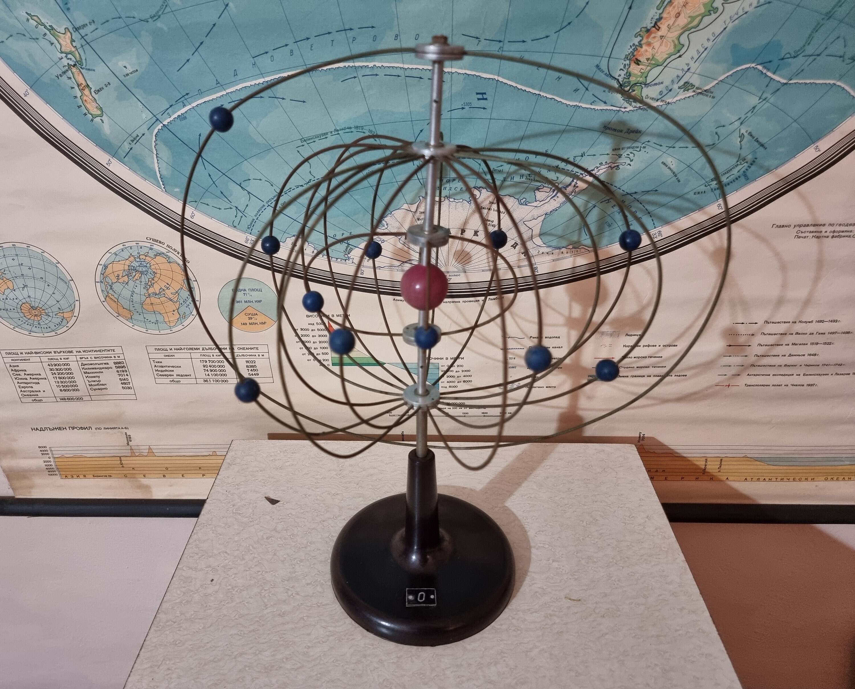 Vintage Atomic Model. Structure of the Atom. Space Agek - Etsy