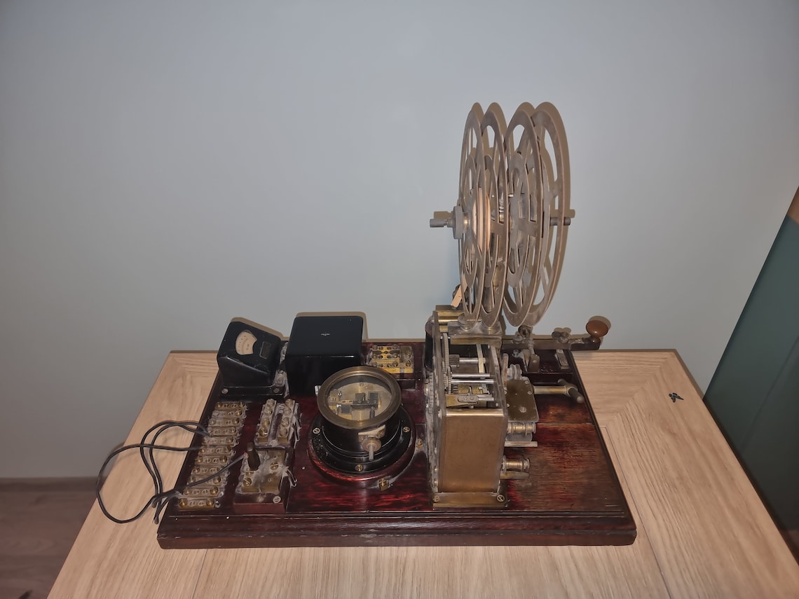 Antique German Telegraph Station by Siemens & Halske, C. 1890 - Etsy
