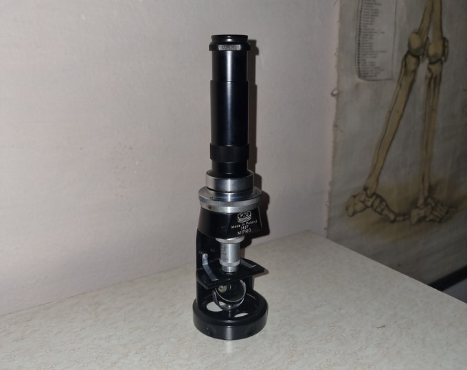 Vintage PORTABLE MICROSCOPE. Model: MIPRO 1970 - Etsy