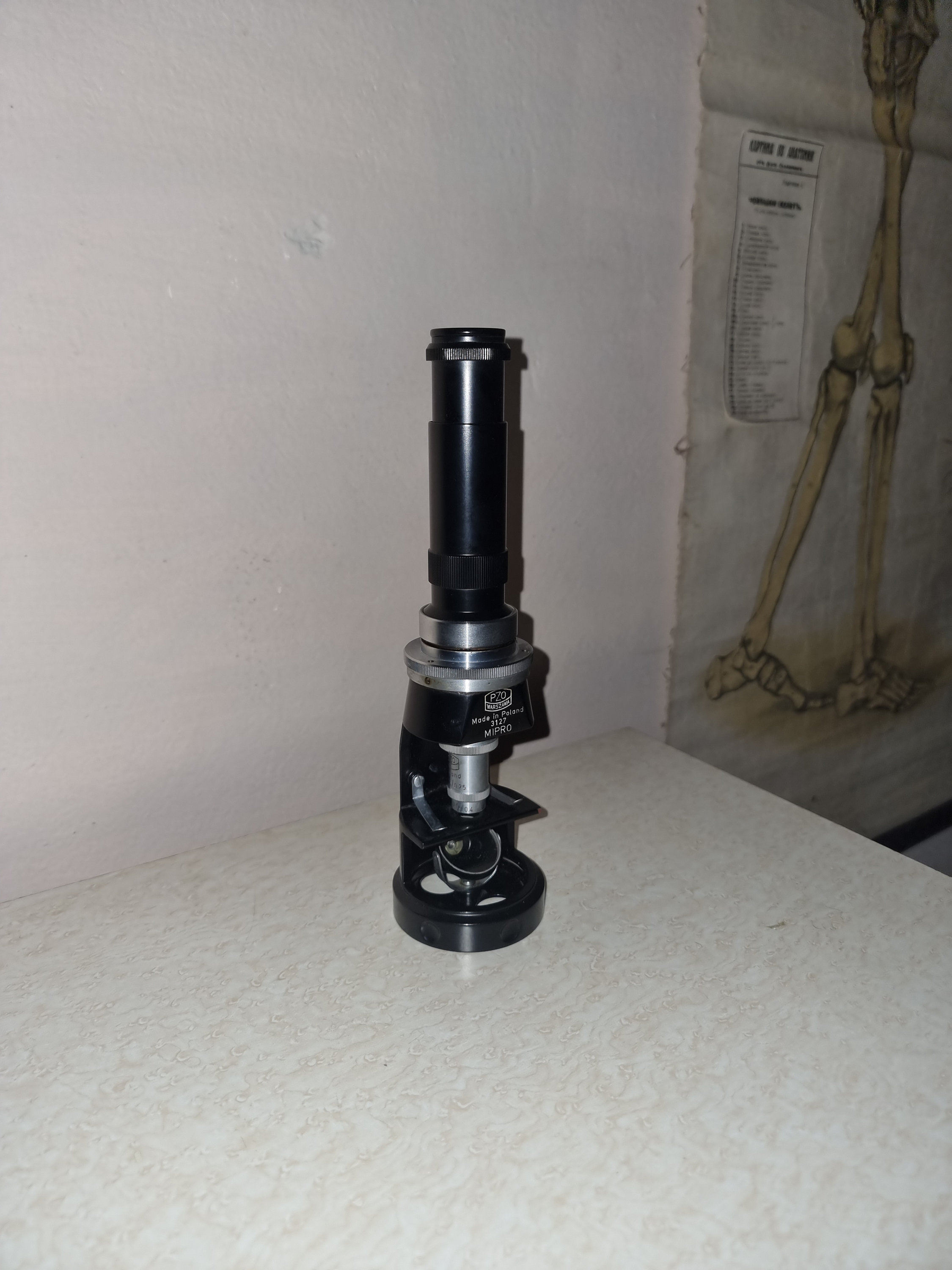 Vintage PORTABLE MICROSCOPE. Model: MIPRO 1970 - Etsy