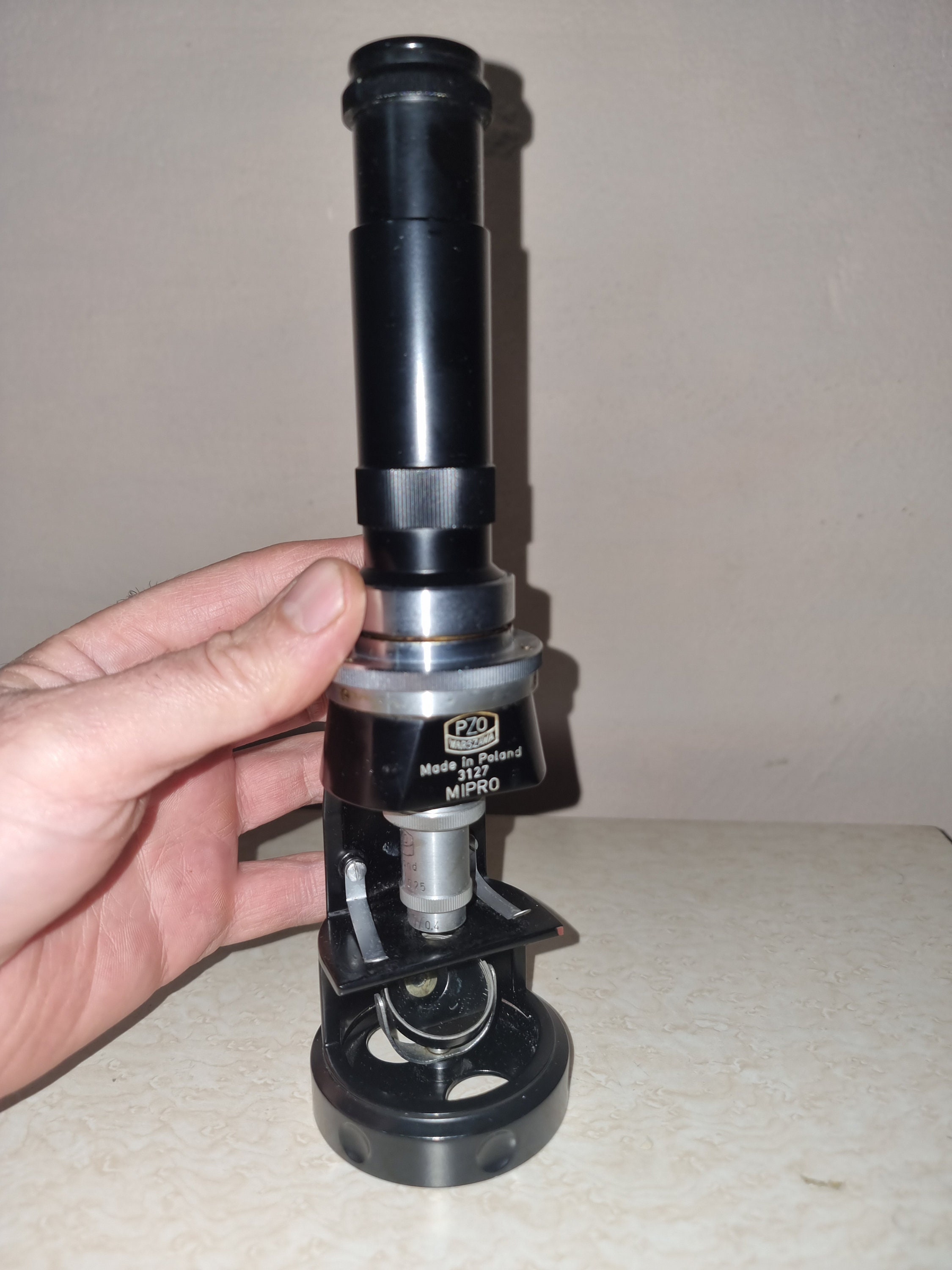 Vintage PORTABLE MICROSCOPE. Model: MIPRO 1970 - Etsy