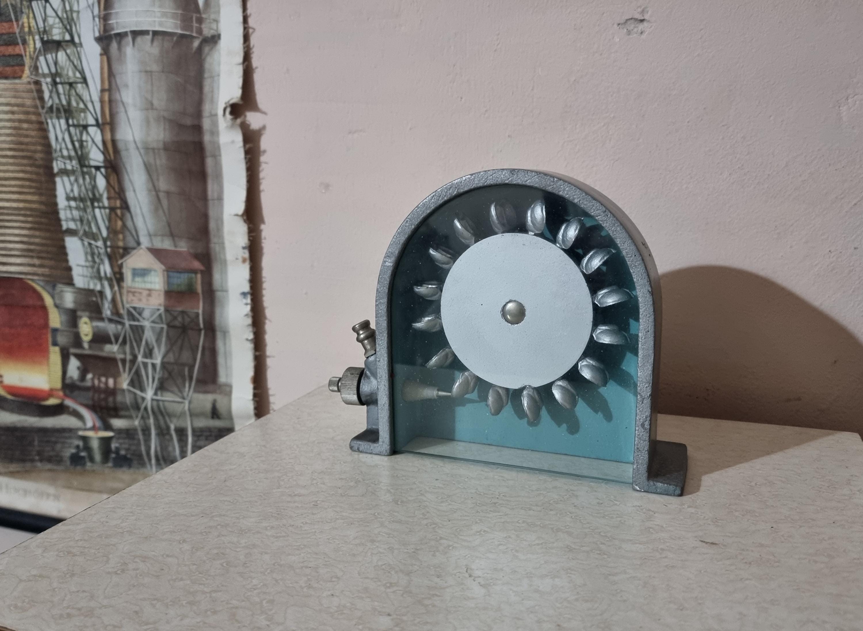 Vintage Apparatus, Physics Device. Thermodynamics. Steam Turbine ...