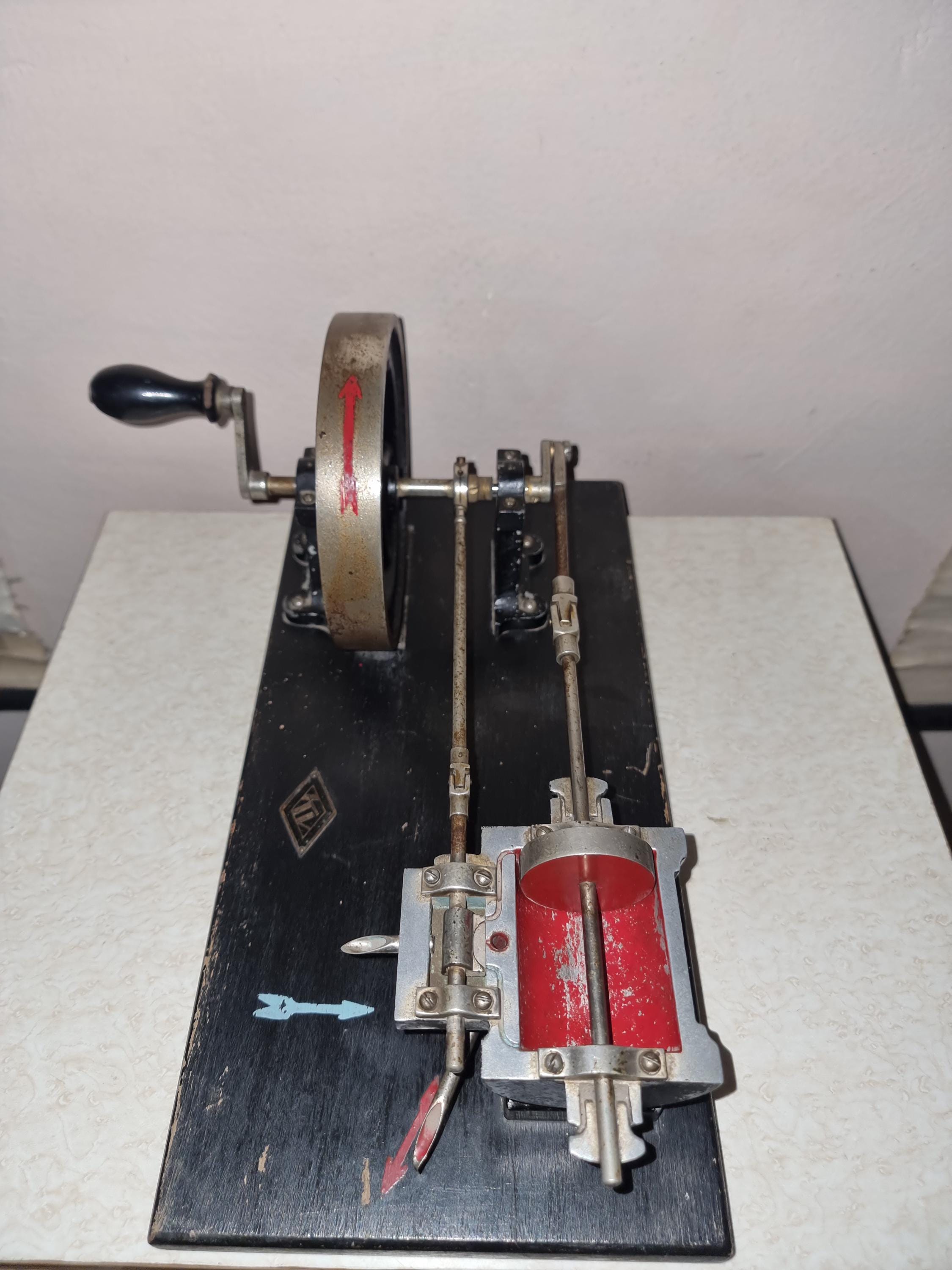 Vintage Steam Engine Model; Vintage Metal Machine; Antique Decor - Etsy