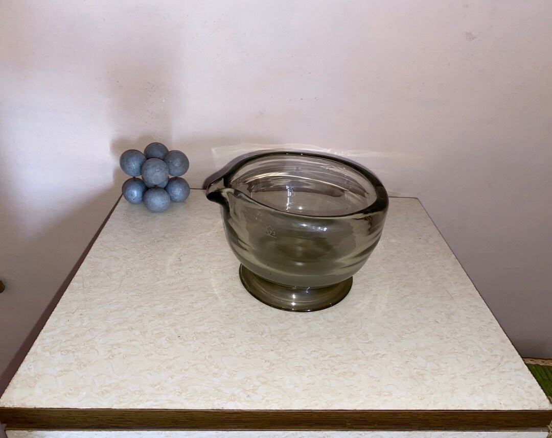 Vintage Chemistry Bowl - Glass Mortar. - Etsy