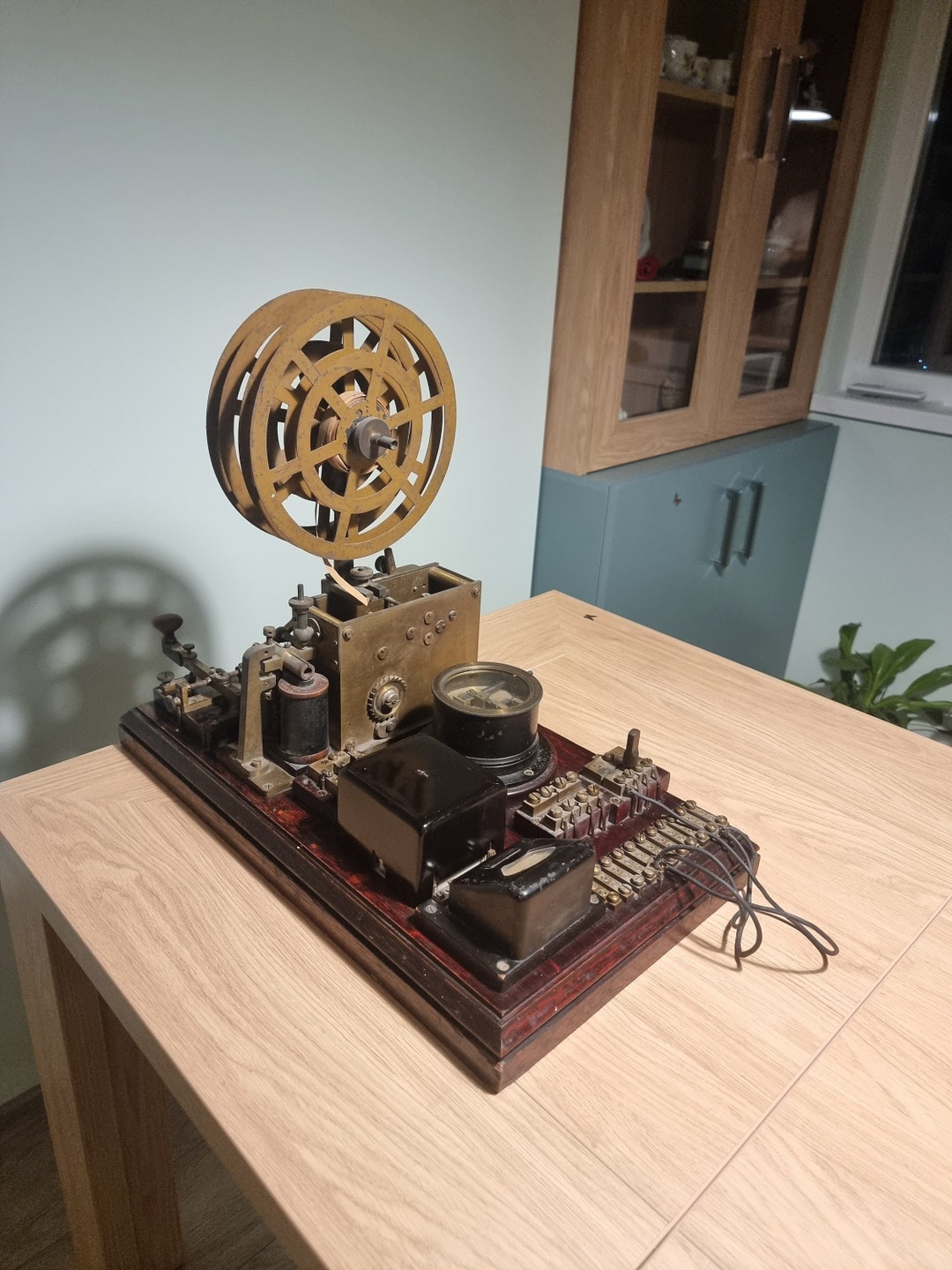 Antique German Telegraph Station by Siemens & Halske, C. 1890 - Etsy