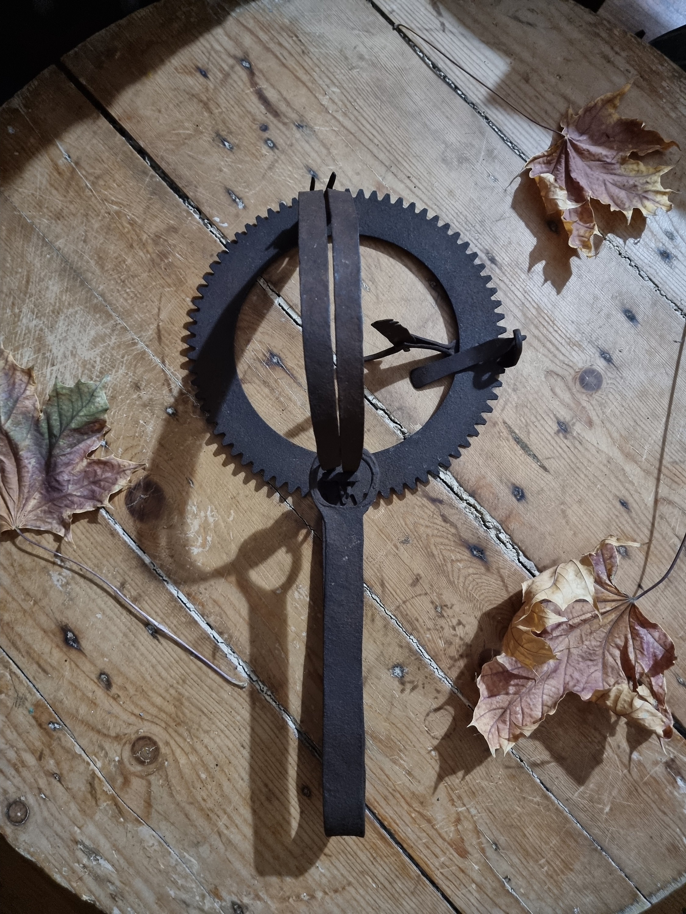 Antique Wrought Iron Wolf Trap. Iron Wrought Wolf Trap. Wrought Iron ...