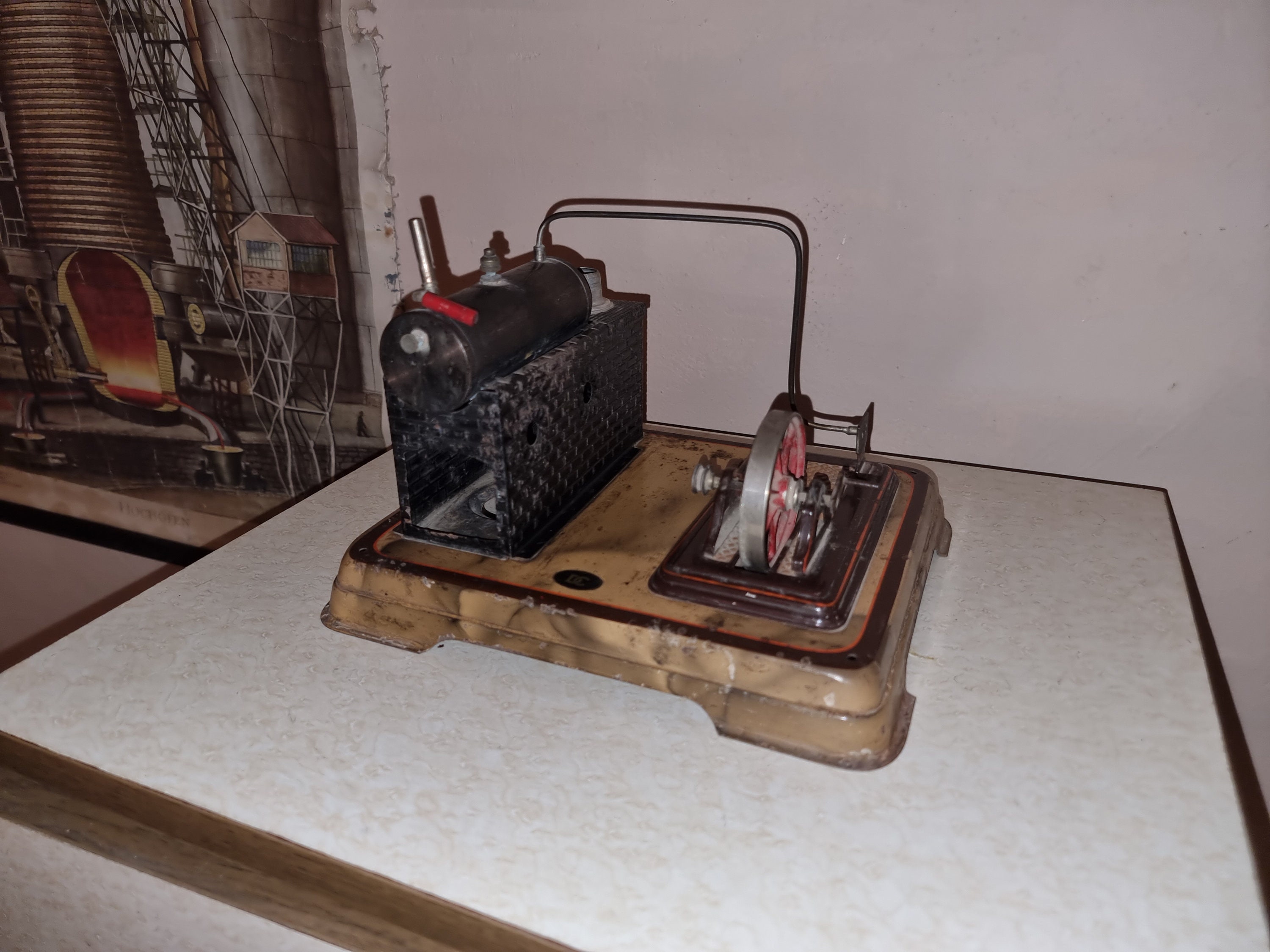 Vintage 1920s DC Doll & Cie Stationary Horizontal Steam Engine - Etsy