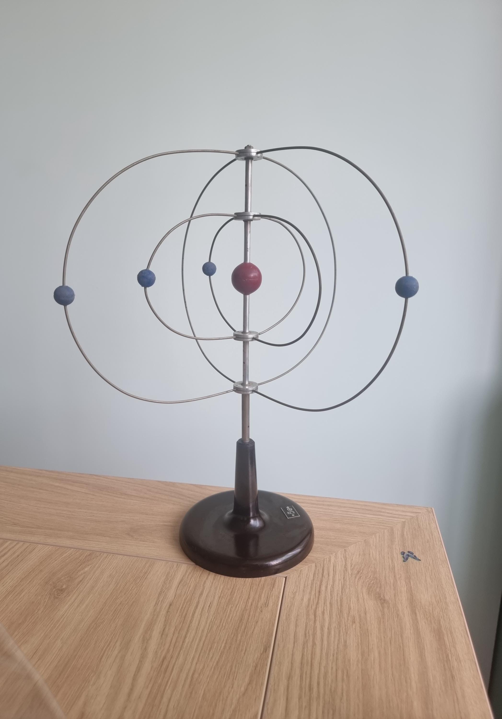 Vintage Atomic Model Structure of the Atom Space Age - Etsy