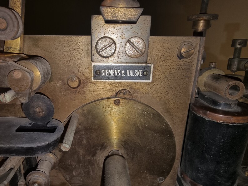 Antique German Telegraph Station by Siemens & Halske, C. 1890 - Etsy