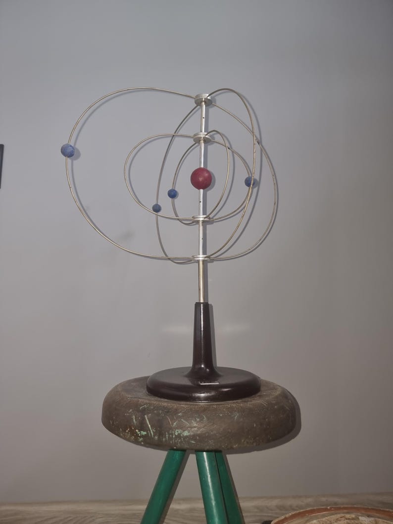 Vintage Atomic Model Structure of the Atom Space Age - Etsy
