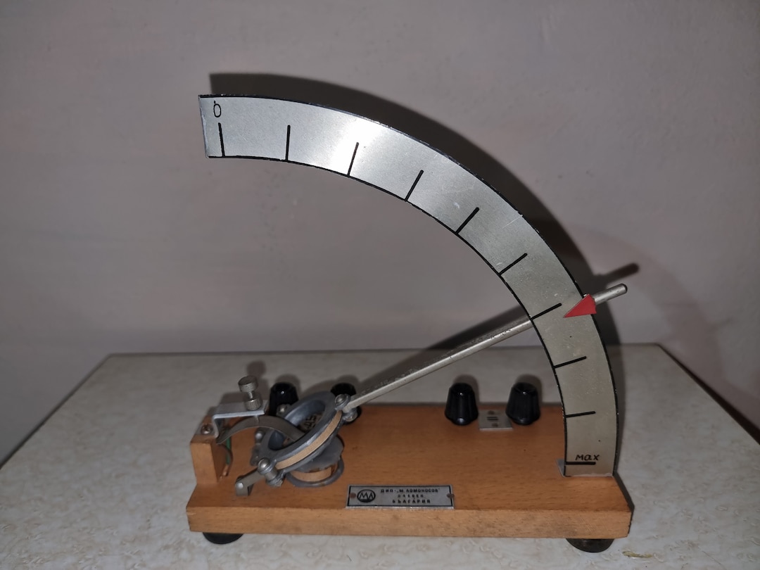 Vintage Induction Ammeter Voltmeter: Physics Apparatus, Wood & Bakelite ...