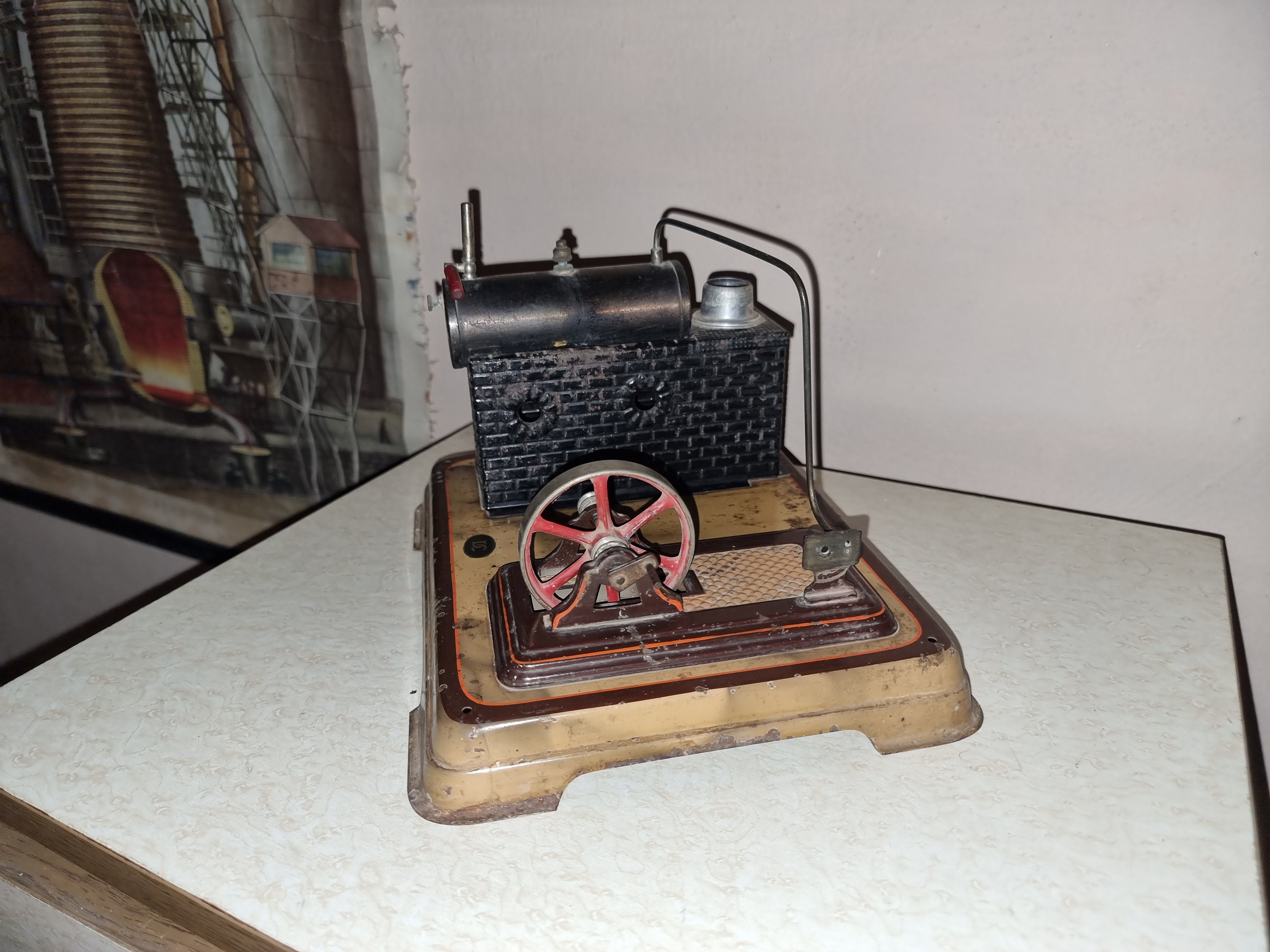 Vintage 1920s DC Doll & Cie Stationary Horizontal Steam Engine - Etsy