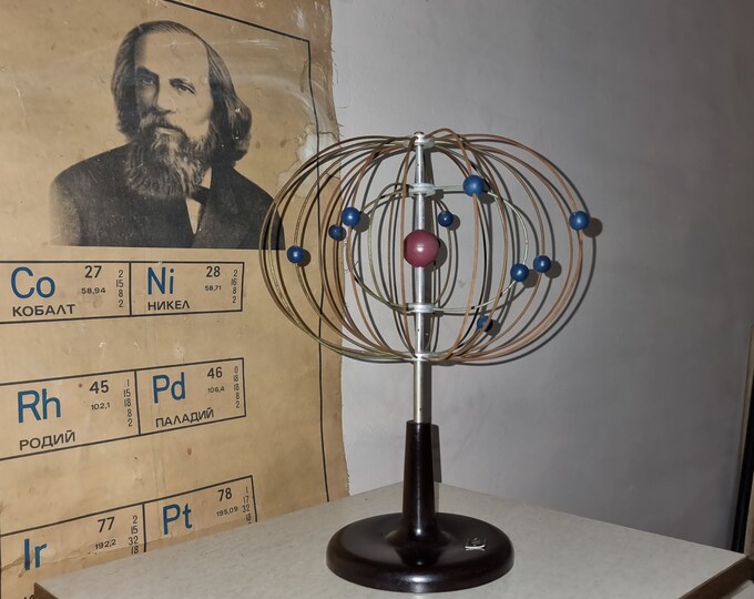 Vintage Atomic Model. Structure of the Atom - Chemical Element ( N ...
