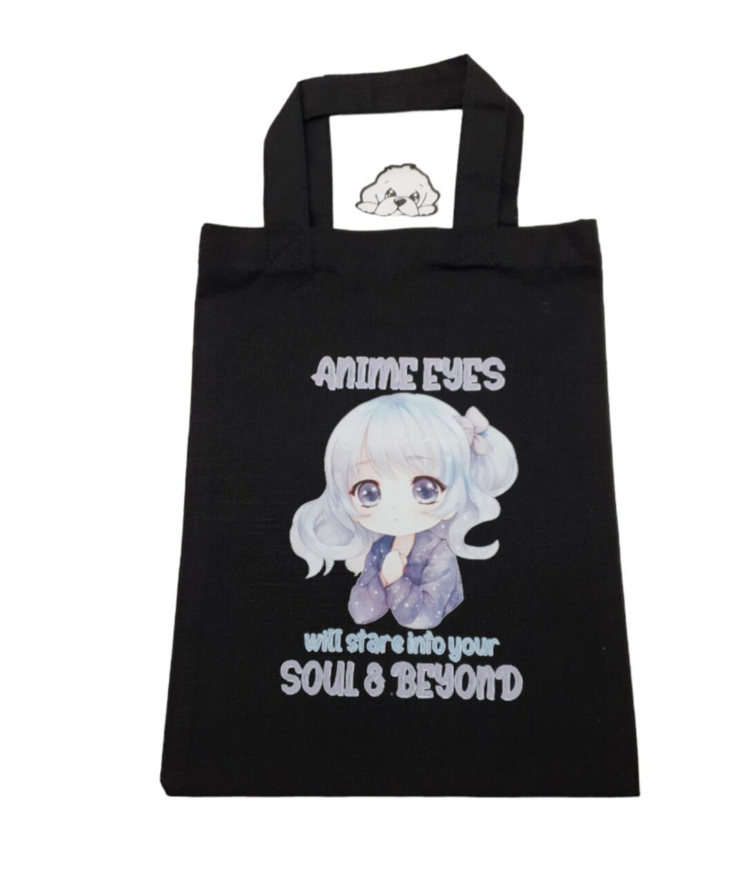 Anime Eyes, Chibi Eyes Mini Tote Bag, Manga Tote Bags, Book Tote Bag ...