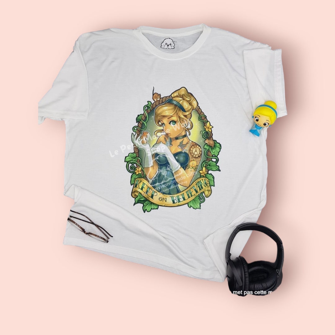 Cinderella Tattoo Disney T-shirt, Tattoo Disney T-shirt,inappropriate ...