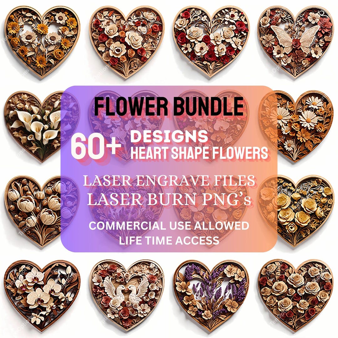 Laser Burn PNG, Lightburn File, Laser Engrave Png, 3D Illusion Laser ...