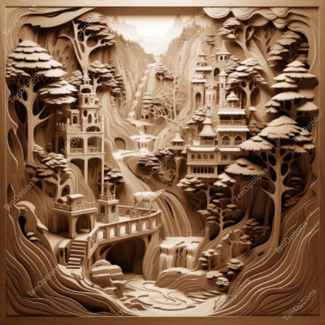 Laser Burn PNG, Laser Engrave Png, Lightburn File, 3D Illusion Laser ...