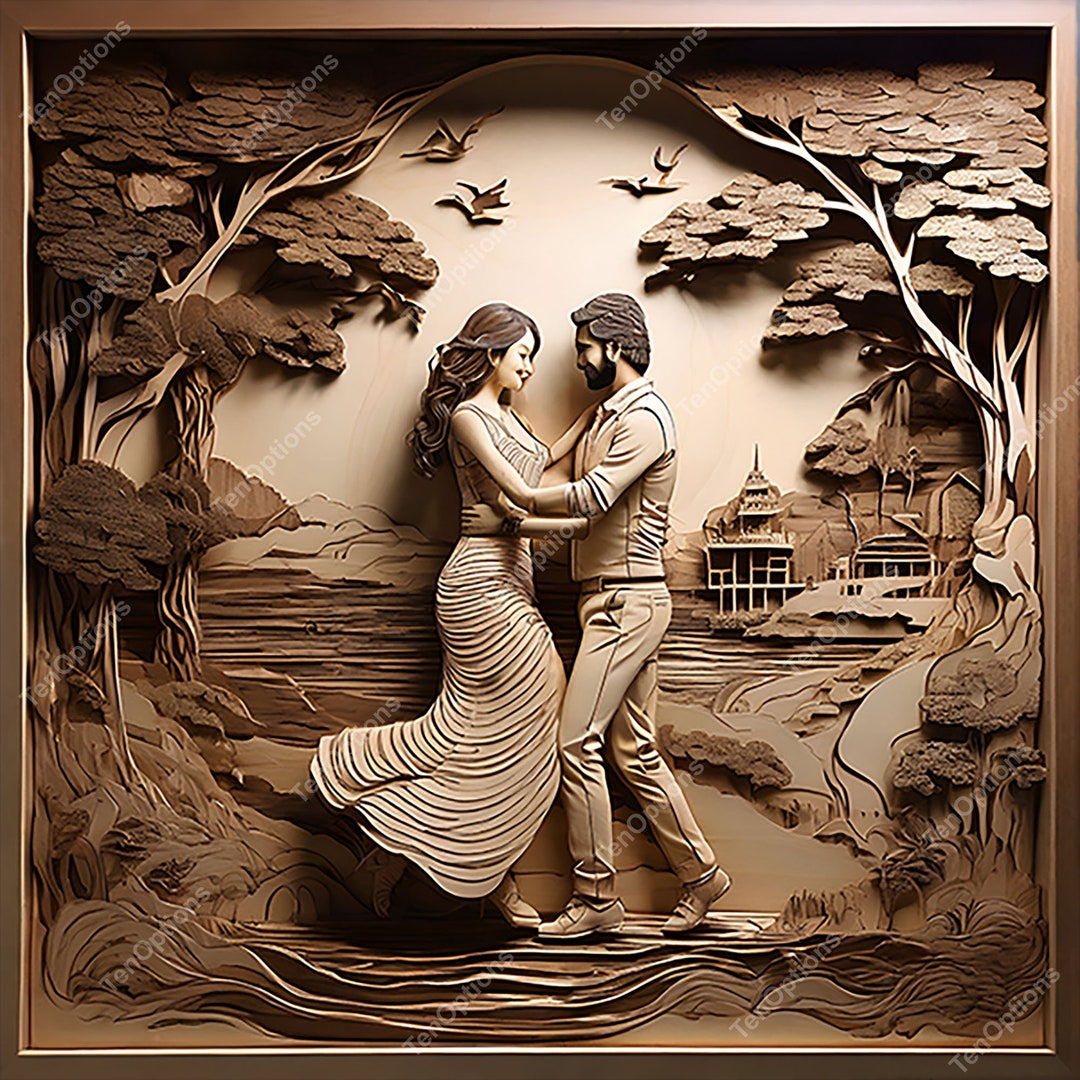 Laser Burn PNG, Laser Engrave Png, Lightburn File, 3D Illusion Laser ...