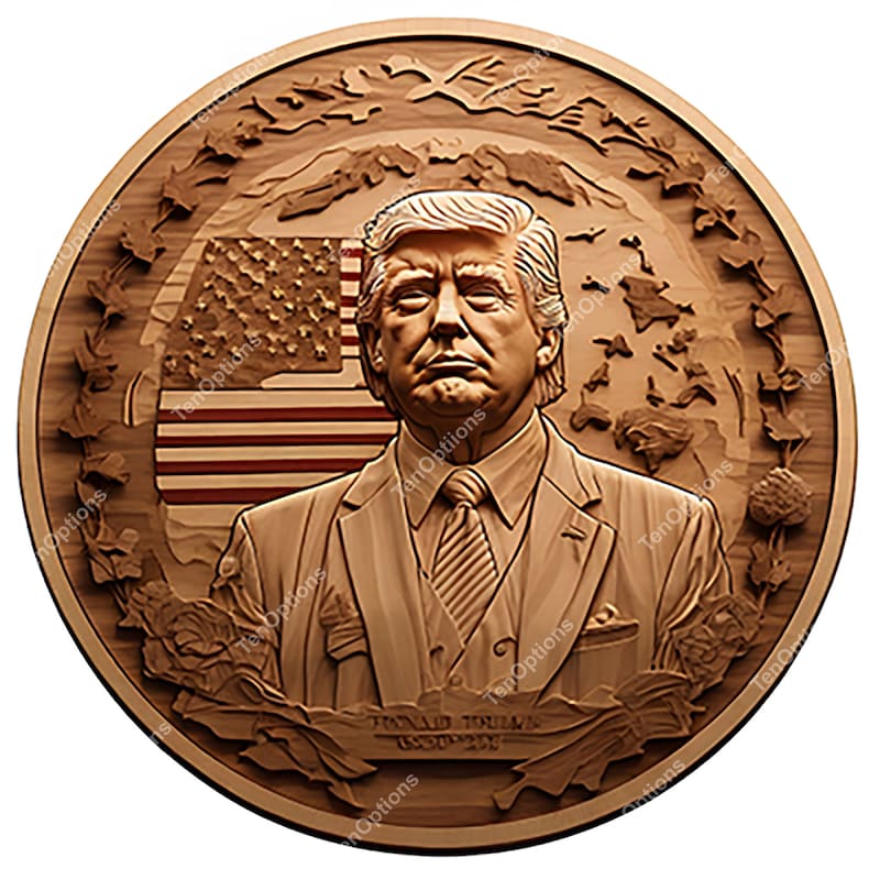 Trump 3d Print Files - Etsy