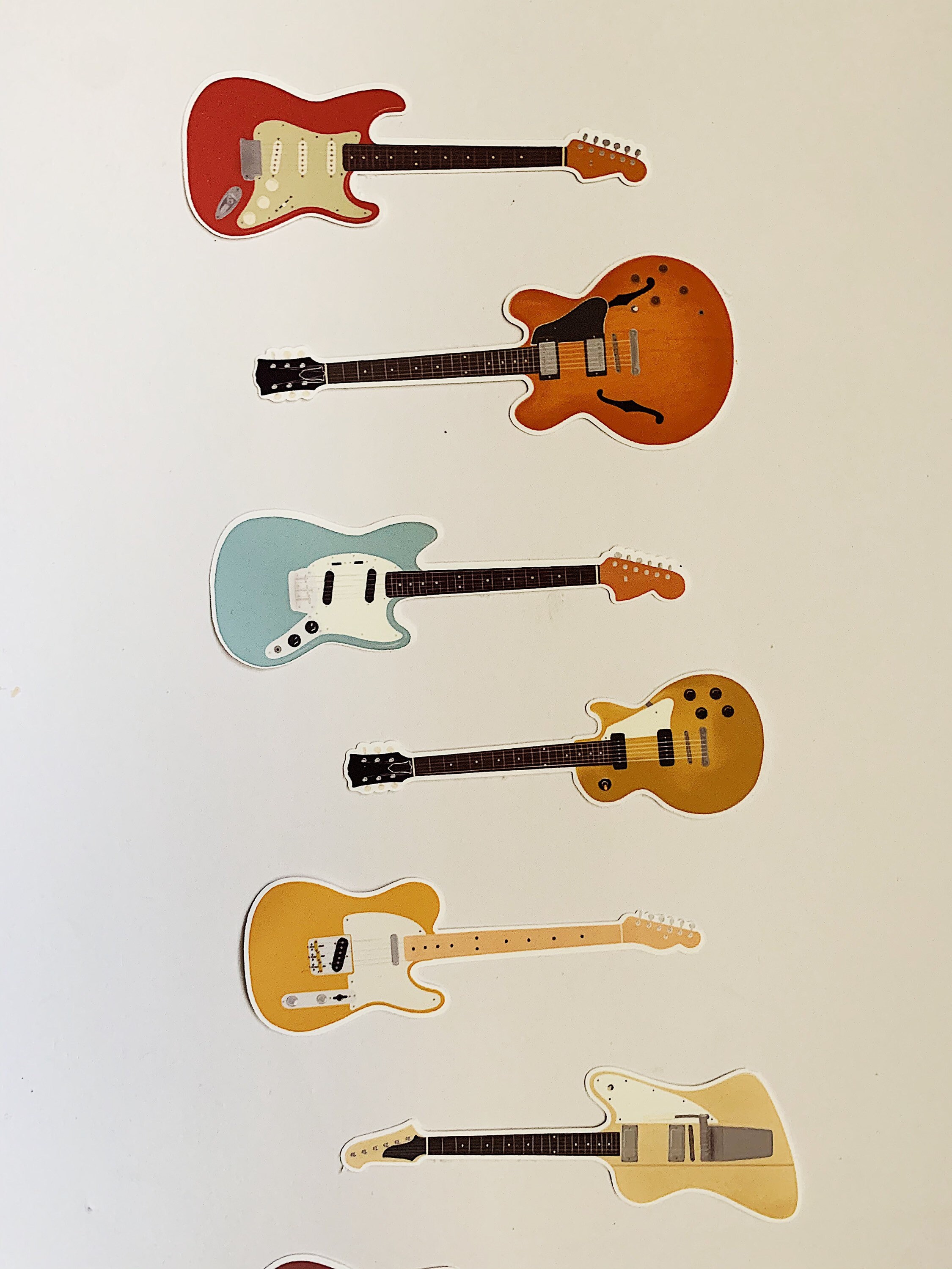Ultimate Guitar and Effect Pedals Sticker Bundle. Pack of 21 Matte Kiss ...