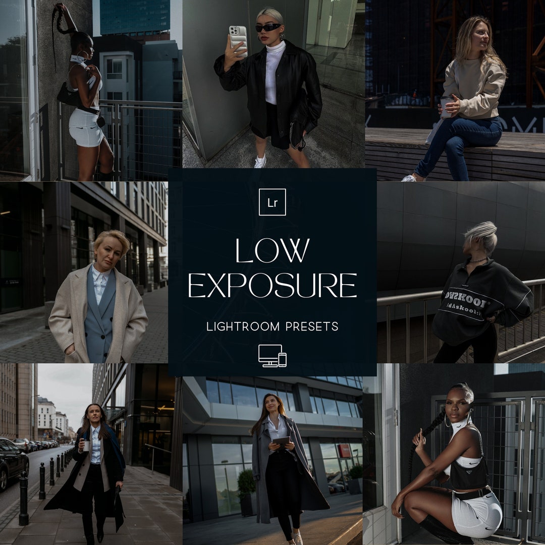 10 Low Exposure Mobile & Desktop Lightroom Presets,dark Aesthetic ...