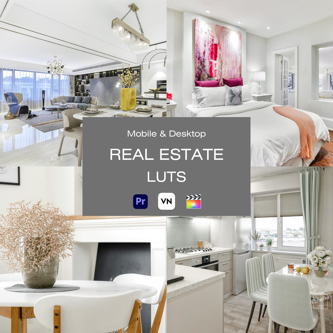 10 Interior Real Estate Luts for Color Garding,indoor Luts,bright Luts ...