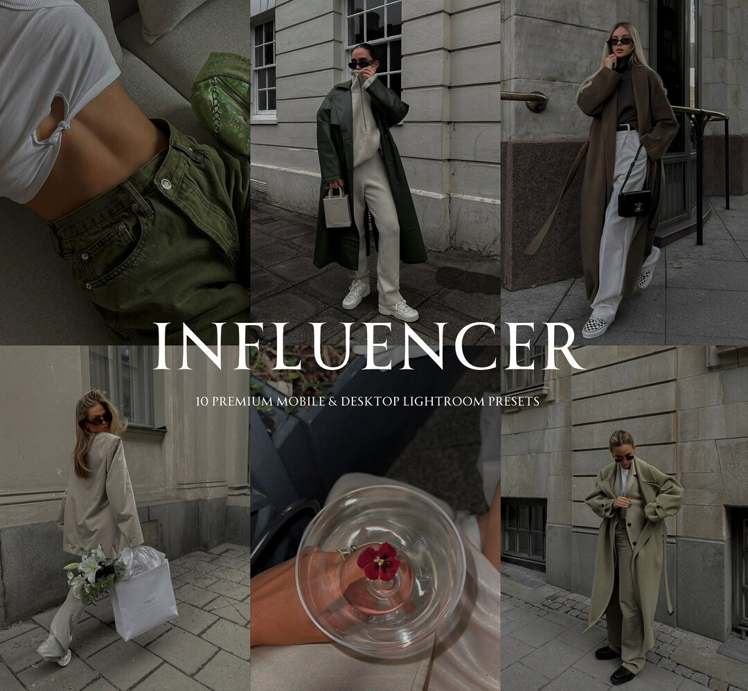 10 Dark Aesthetic Influencer Lightroom Presets, Moody Dark Aesthetic ...